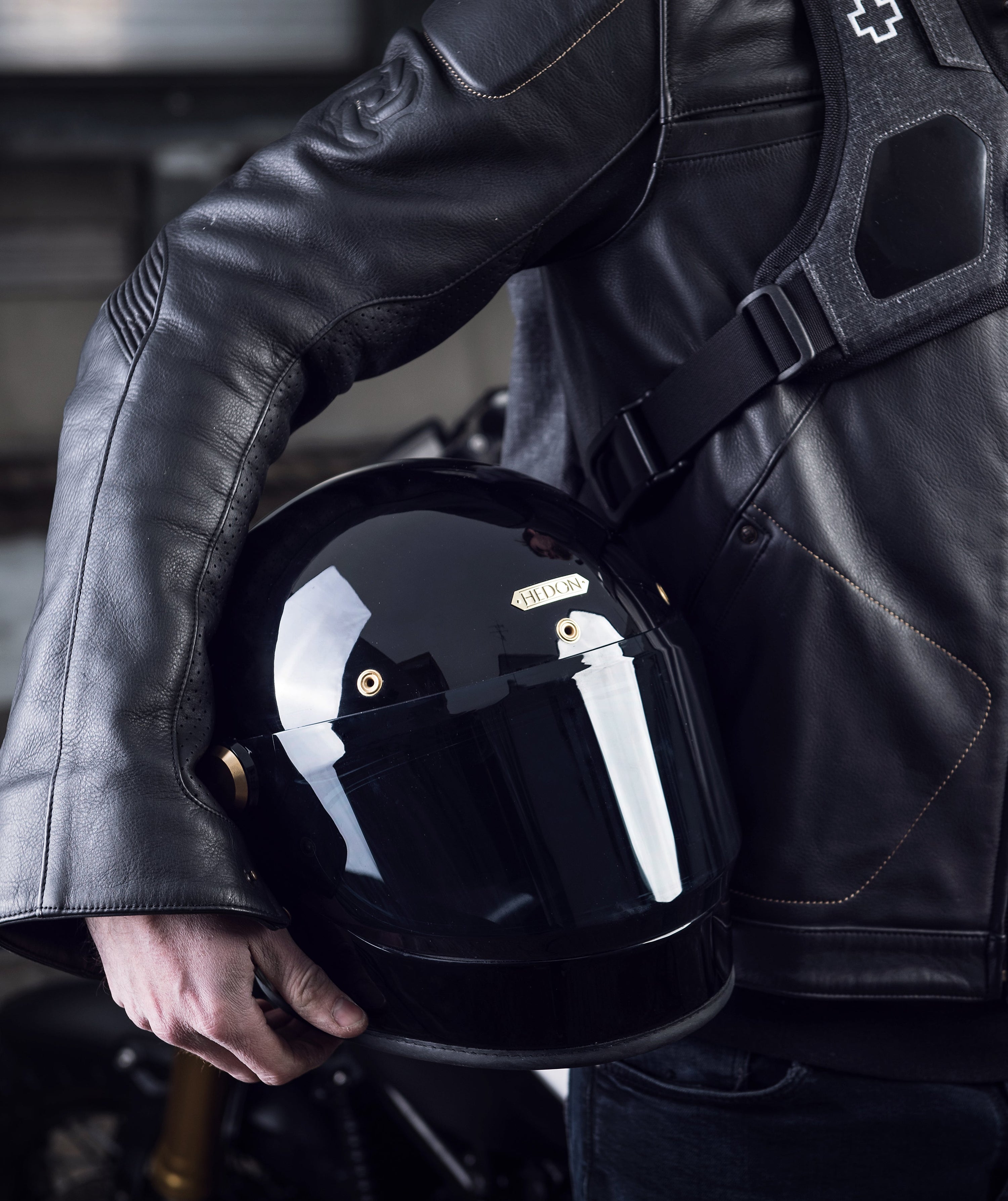 Heroine Racer Signature Black Glossy | Full Face Motorcycle Helmet | Hedon